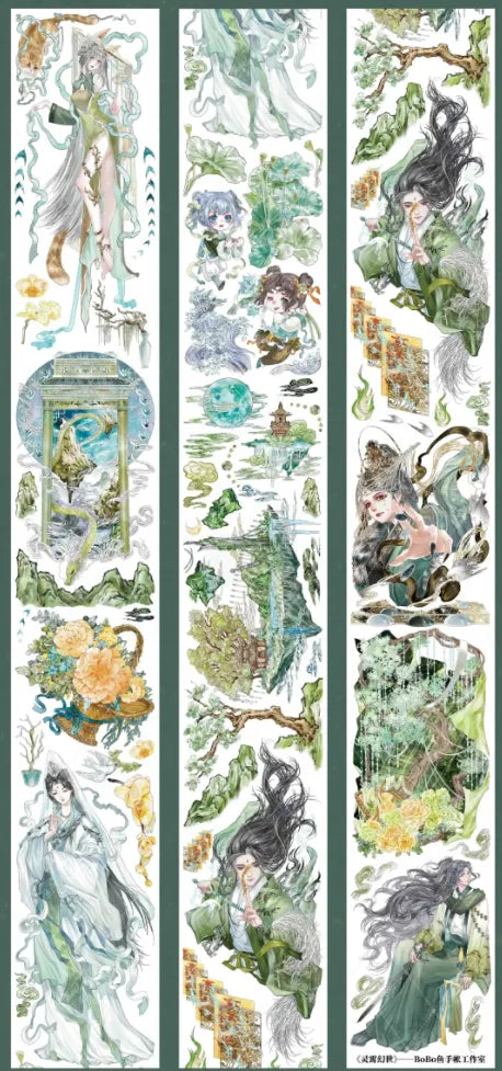 5532-BOBO FISH Studio-7x125cm Shell Luster PET Tape – Charm Chums
