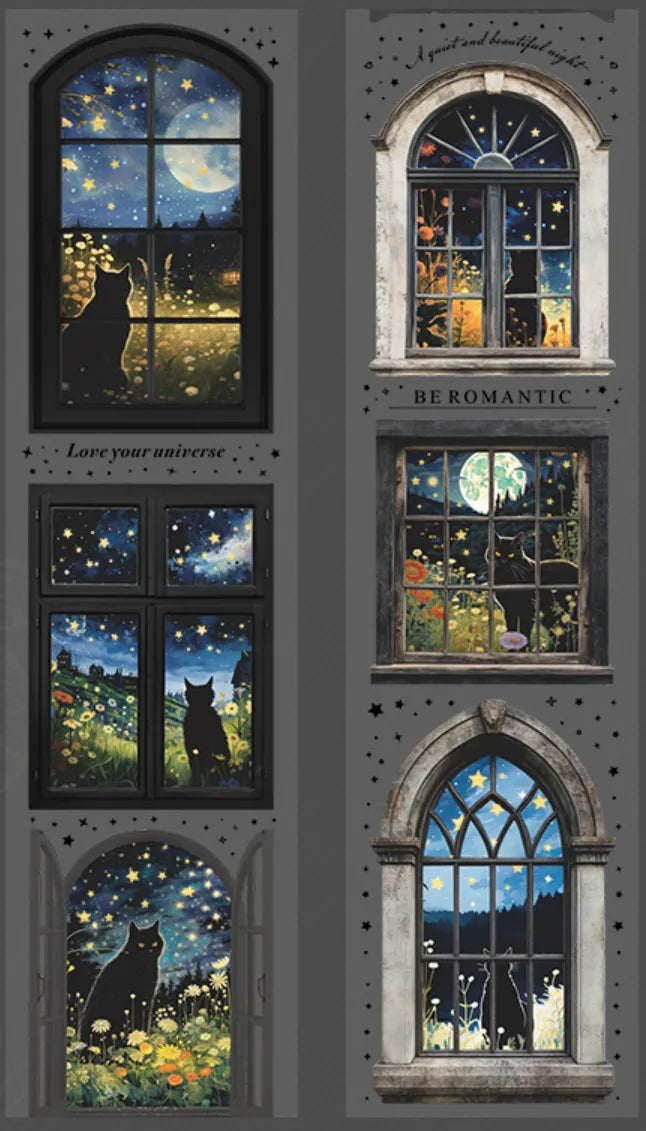 6253-Tomato-jam Girl Studio-5x38cm Gold Foil Stamping PET Tape – Charm ...