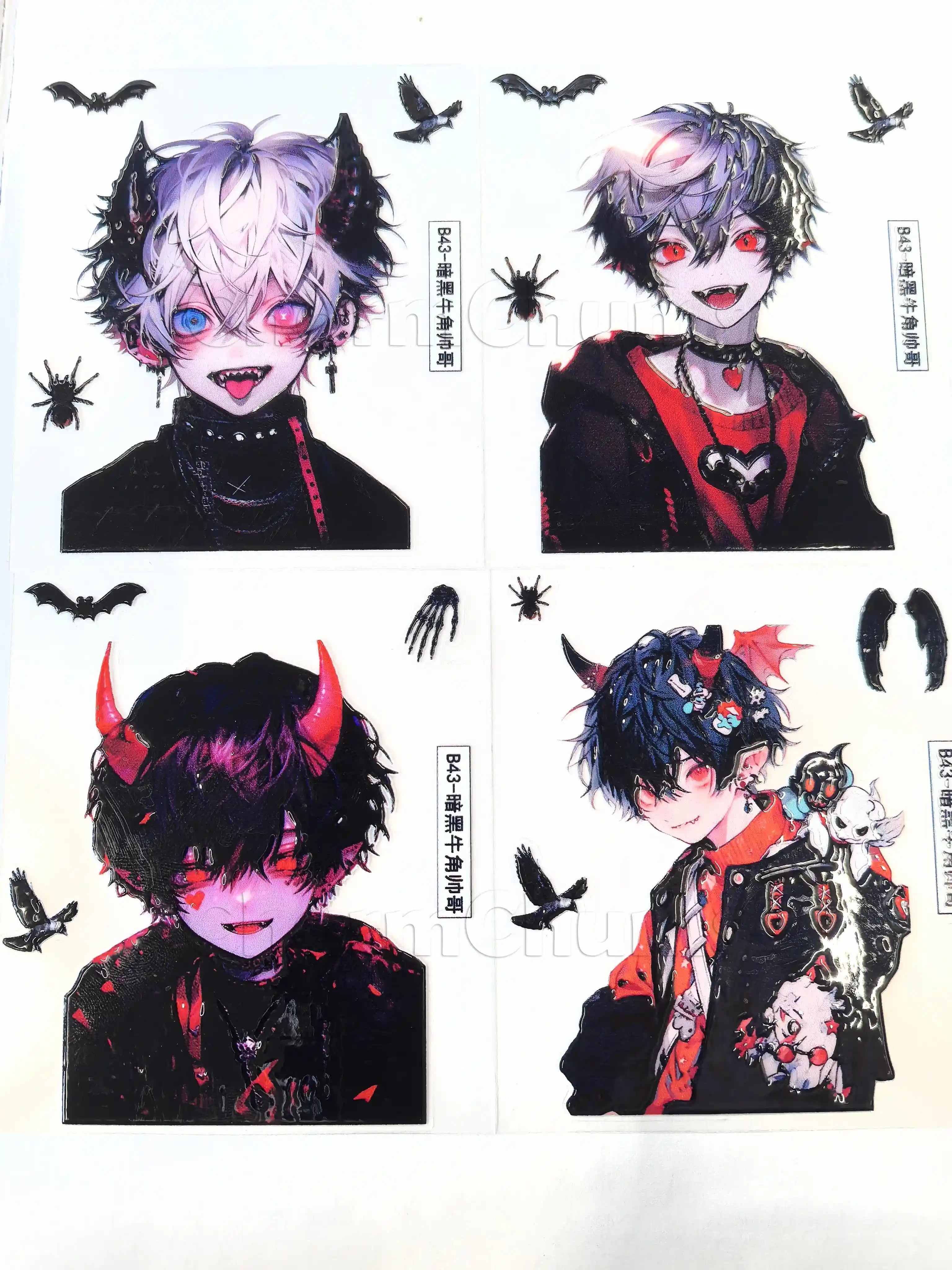 0099-Embossed Sticker – Charm Chums