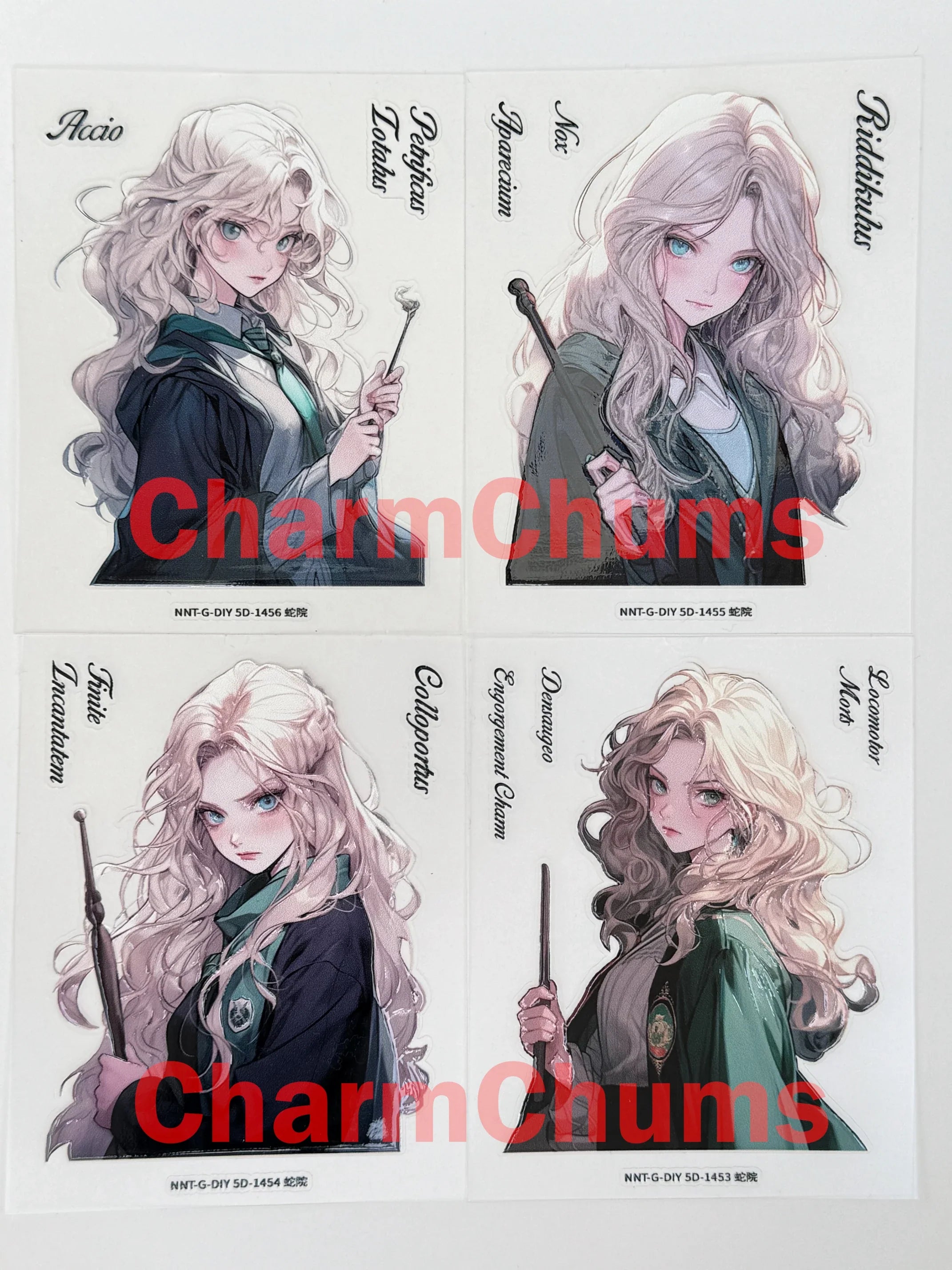 0406-Embossed Sticker – Charm Chums